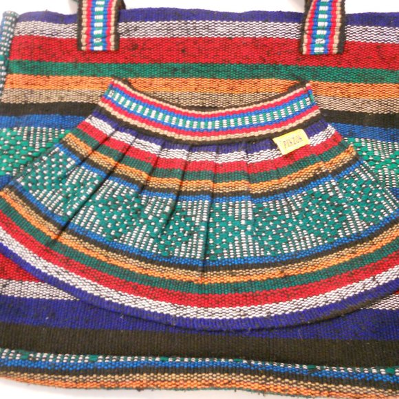 PINZON | Bags | Colorful Boho Hippie Shoulder Bag Made In Mexico Unused ...